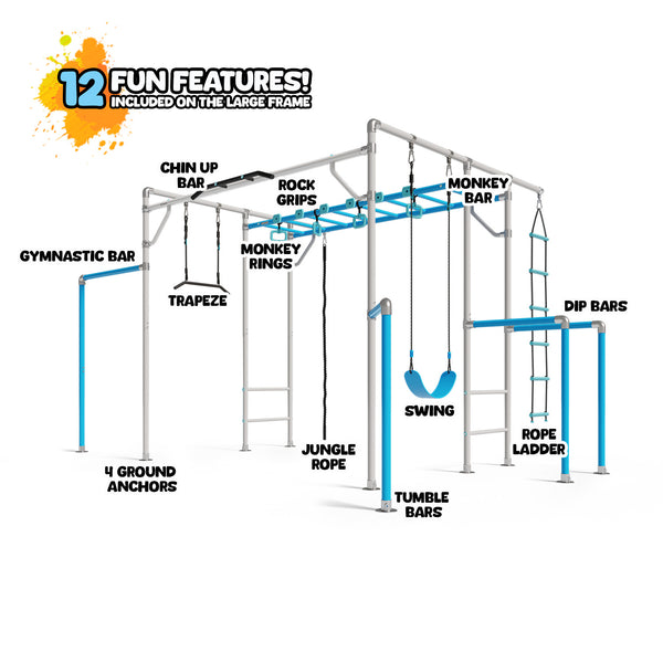 Monkey Bars | Monkey Bars For Garden | Metal Monkey Bars For Garden UK ...