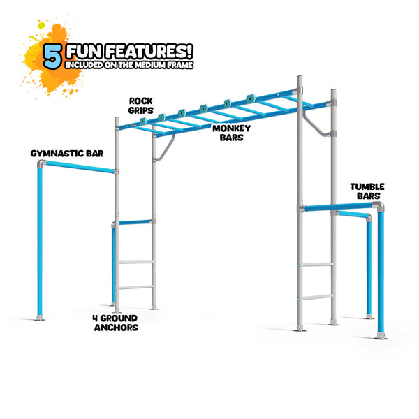 The Medium Frame | Monkey Bars & Climbing Frames | Growplay - Growplay ...