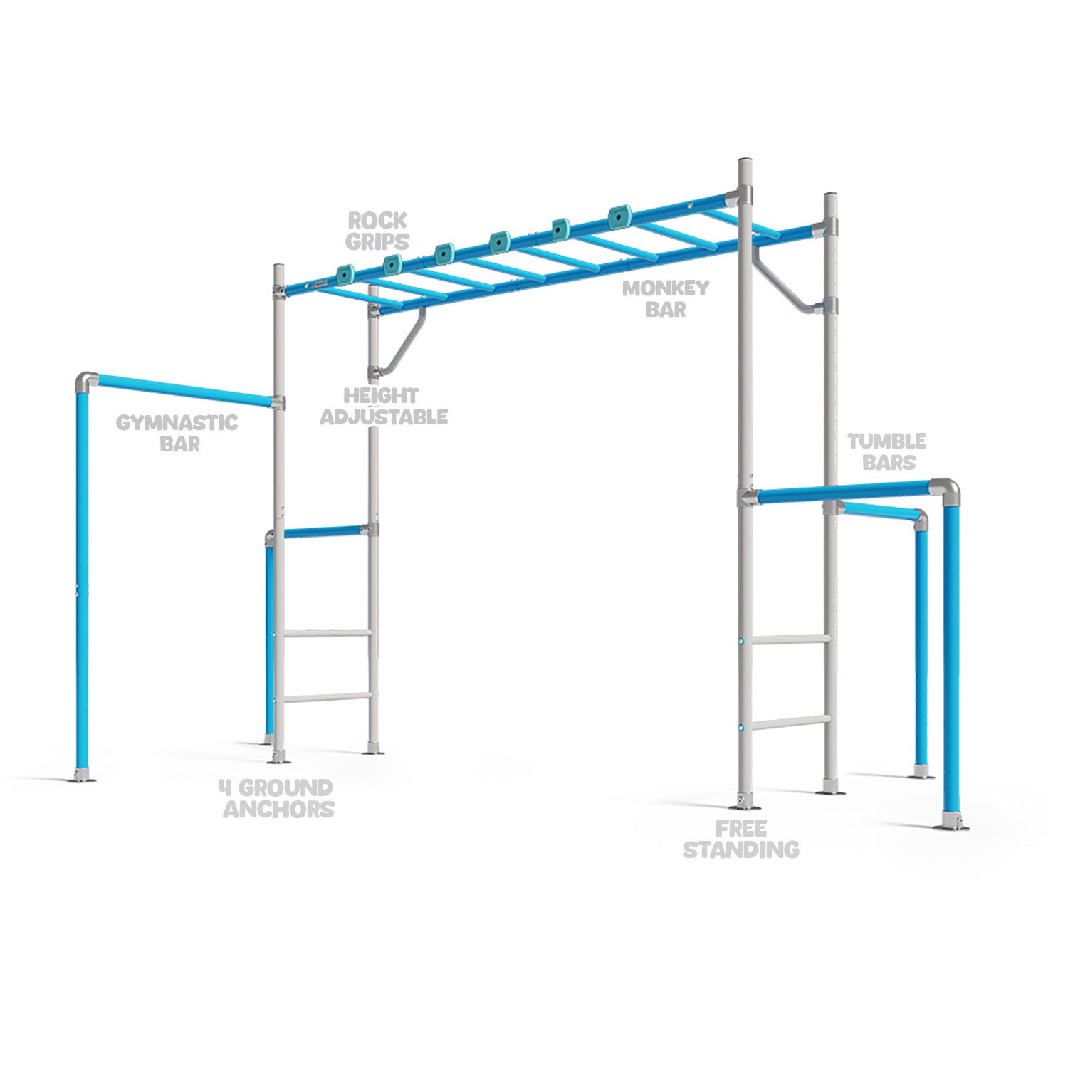 The Medium Frame | Monkey Bars & Climbing Frames | Growplay - Growplay ...